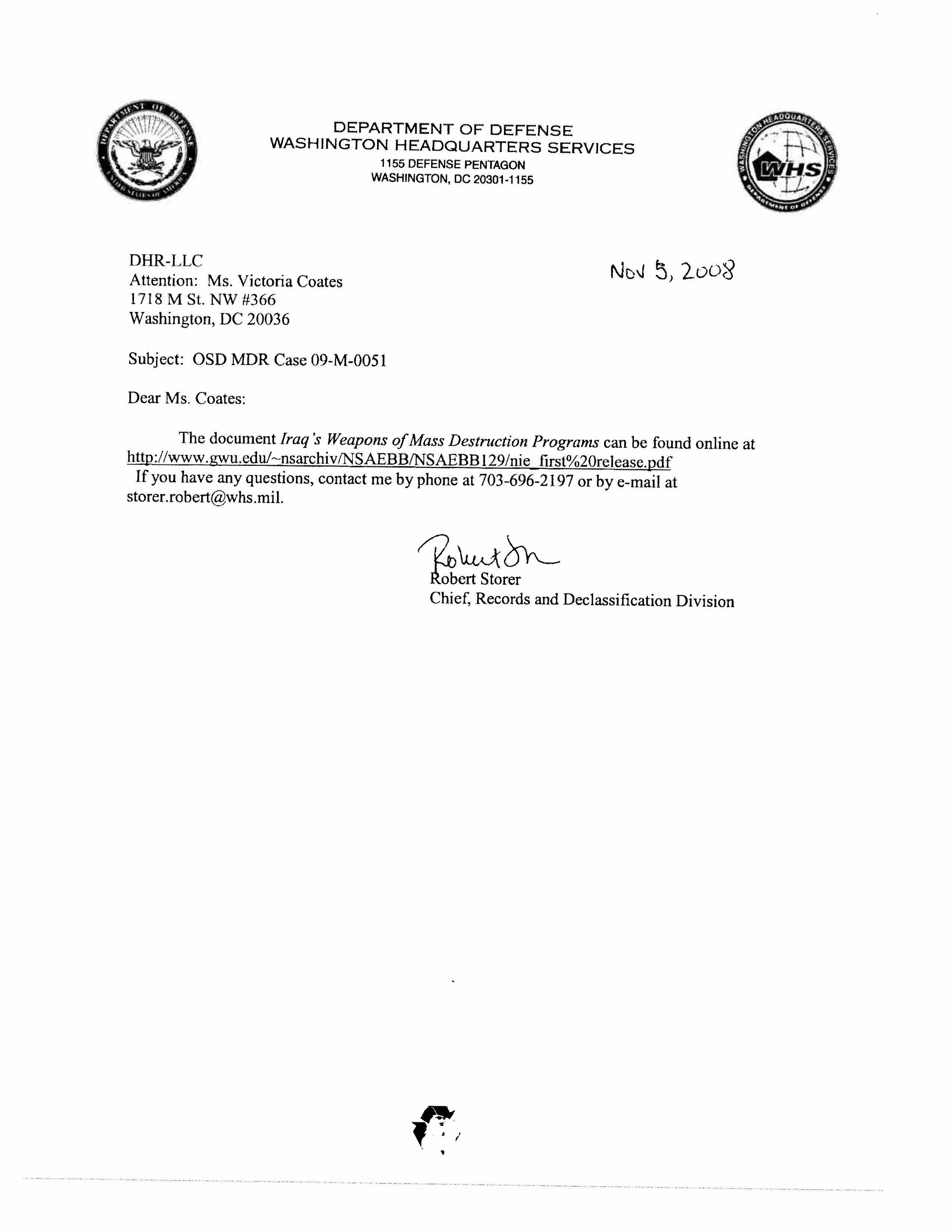 Document Friday: How Donald Rumsfeld Cut the Queue to get DOD Documents ...