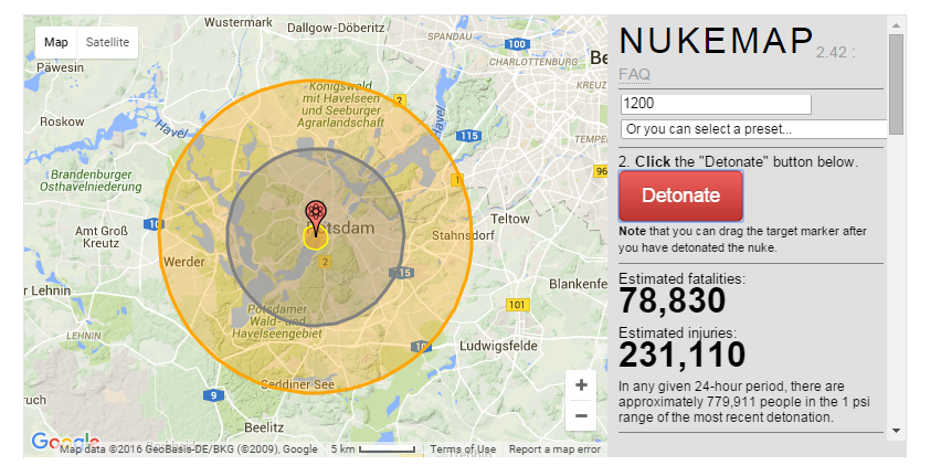 Interactive Map of SAC Nuke List Targets, Bipartisan and Bicameral ...