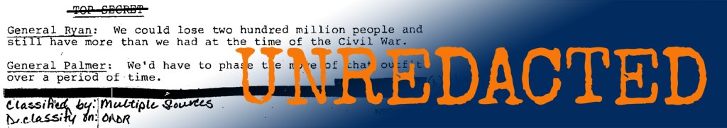 UNREDACTED: The National Security Archive Blog